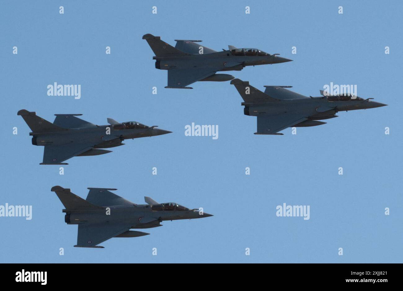 Orange, France. 18th July, 2024. Recreation of the 5th fighter wing and ...