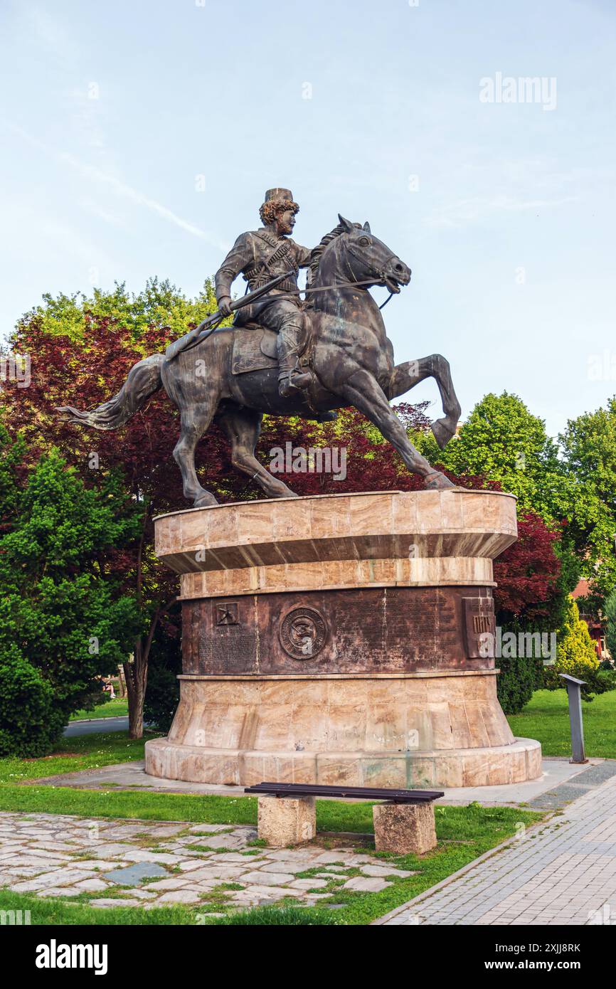 The monument to the great revolutionary Pitu Guli, who perished at ...