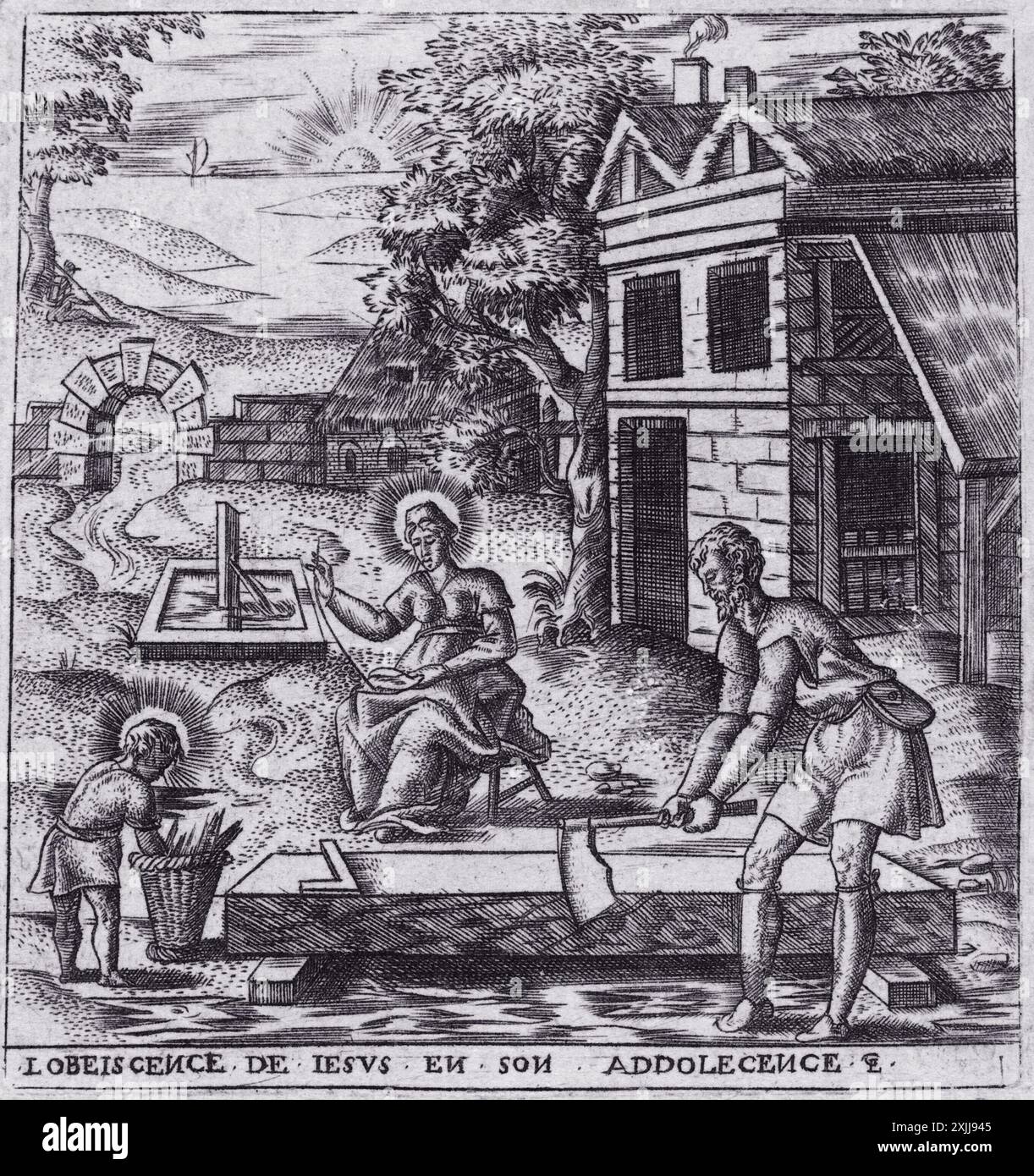 Jesus working with his father hi-res stock photography and images - Alamy