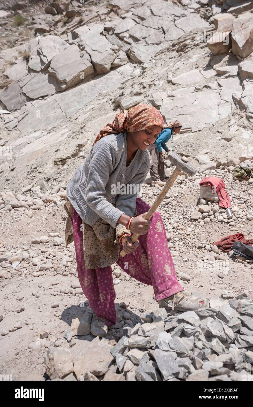 Breaking stones hi-res stock photography and images - Alamy