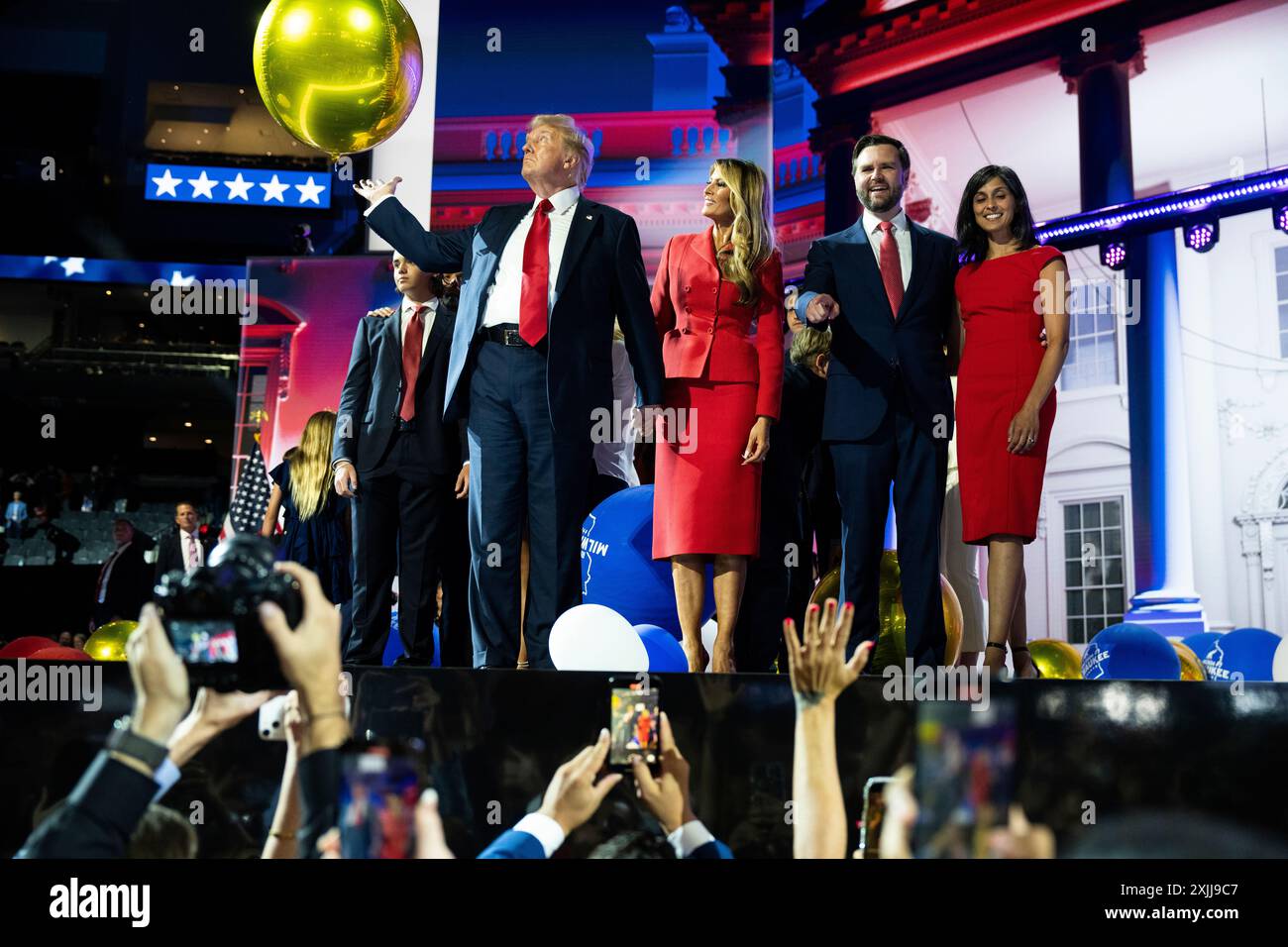 WASHINGTON - JULY 18: From left, former President Donald Trump, former ...