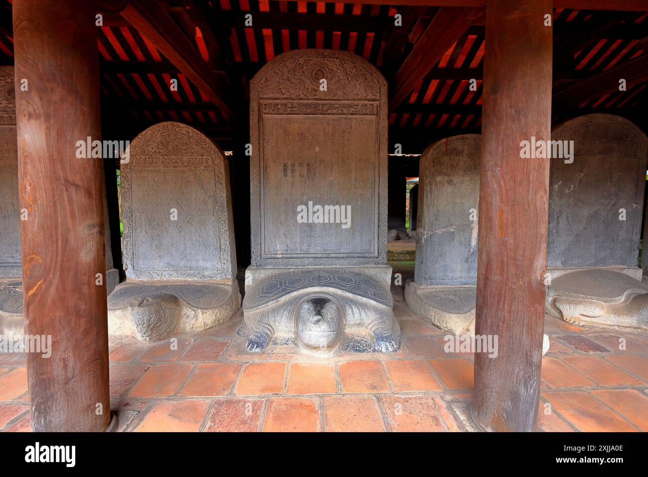 Temple Of Literature (Van Mieu Quoc Tu Giam), a Confucian temple with ...