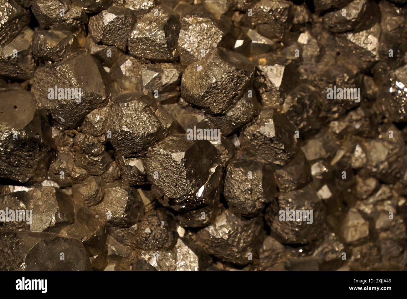 The Pyrite the fool's gold in Colombian emerald mine Stock Photo - Alamy