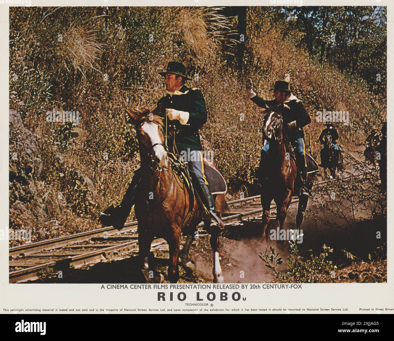 Rio Lobo (National General, 1971). John Wayne. Directed By Howard Hawks ...