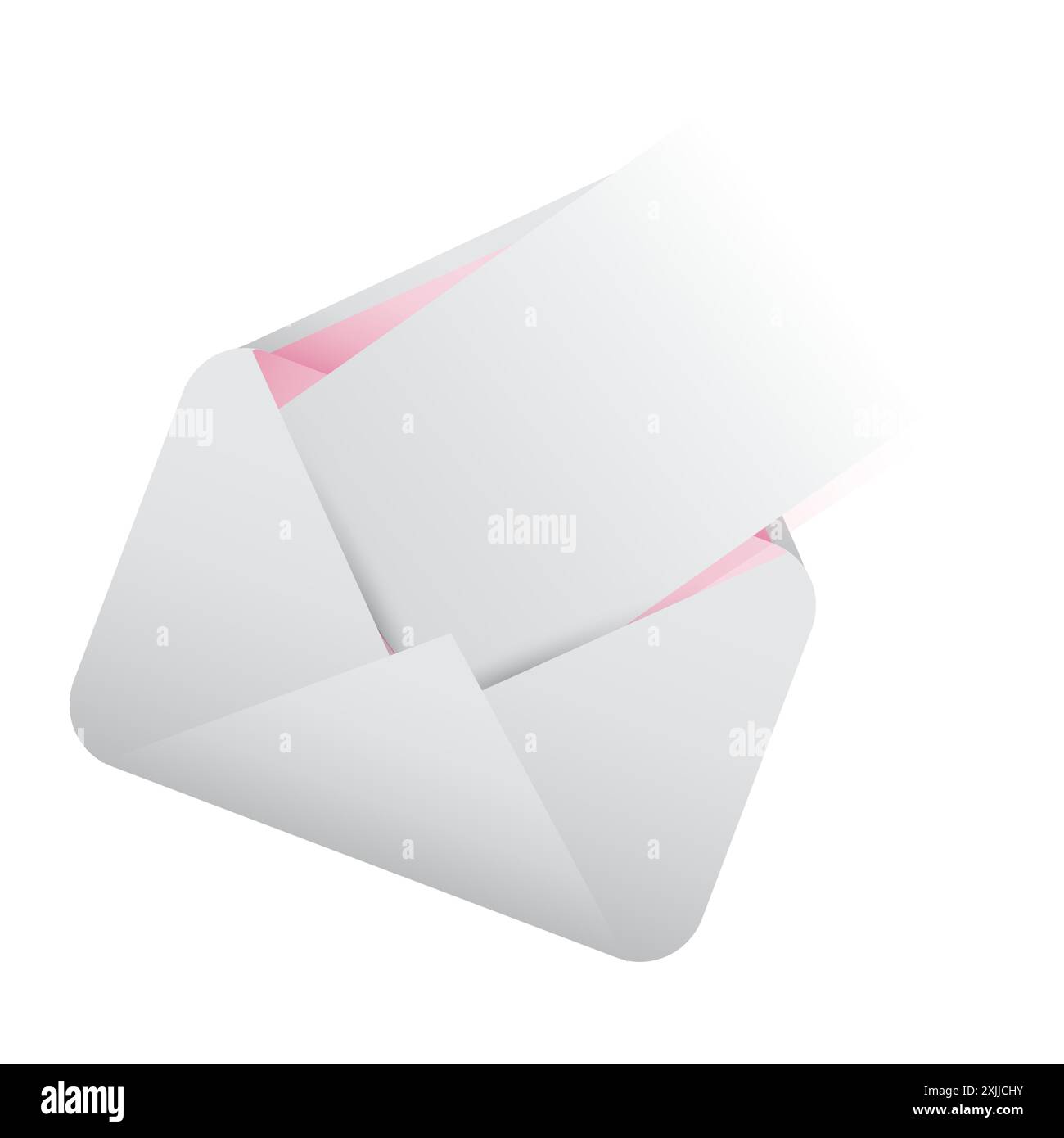 Blank White Paper in an Envelope - Mail, E-Mail, Message Arrival ...