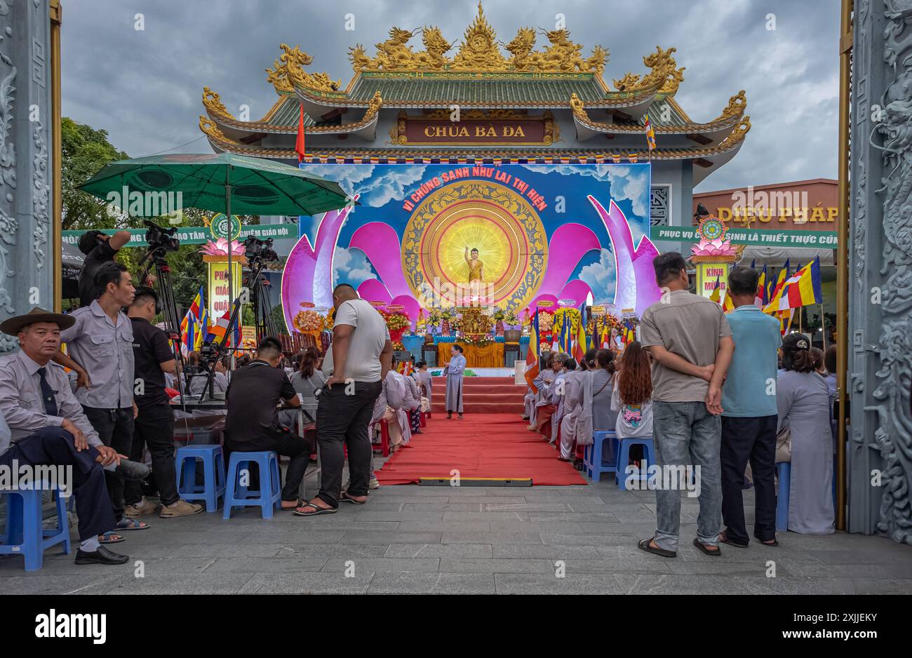 A holy child Buddha, Gautama Buddah birthday celebration day. Visakha ...