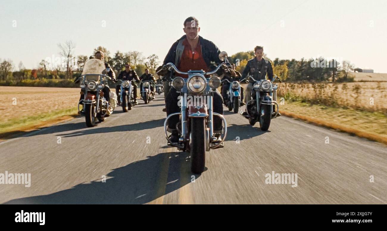 TOM HARDY in THE BIKERIDERS, directed by JEFF NICHOLS. Credit: 20th ...