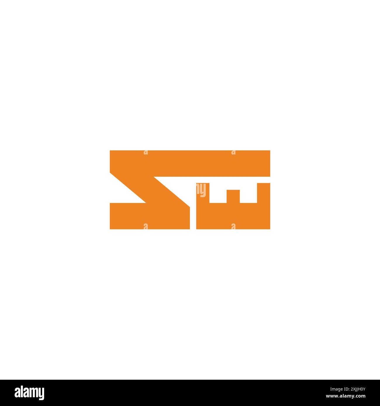 letter sw motion line font logo vector Stock Vector Image & Art - Alamy