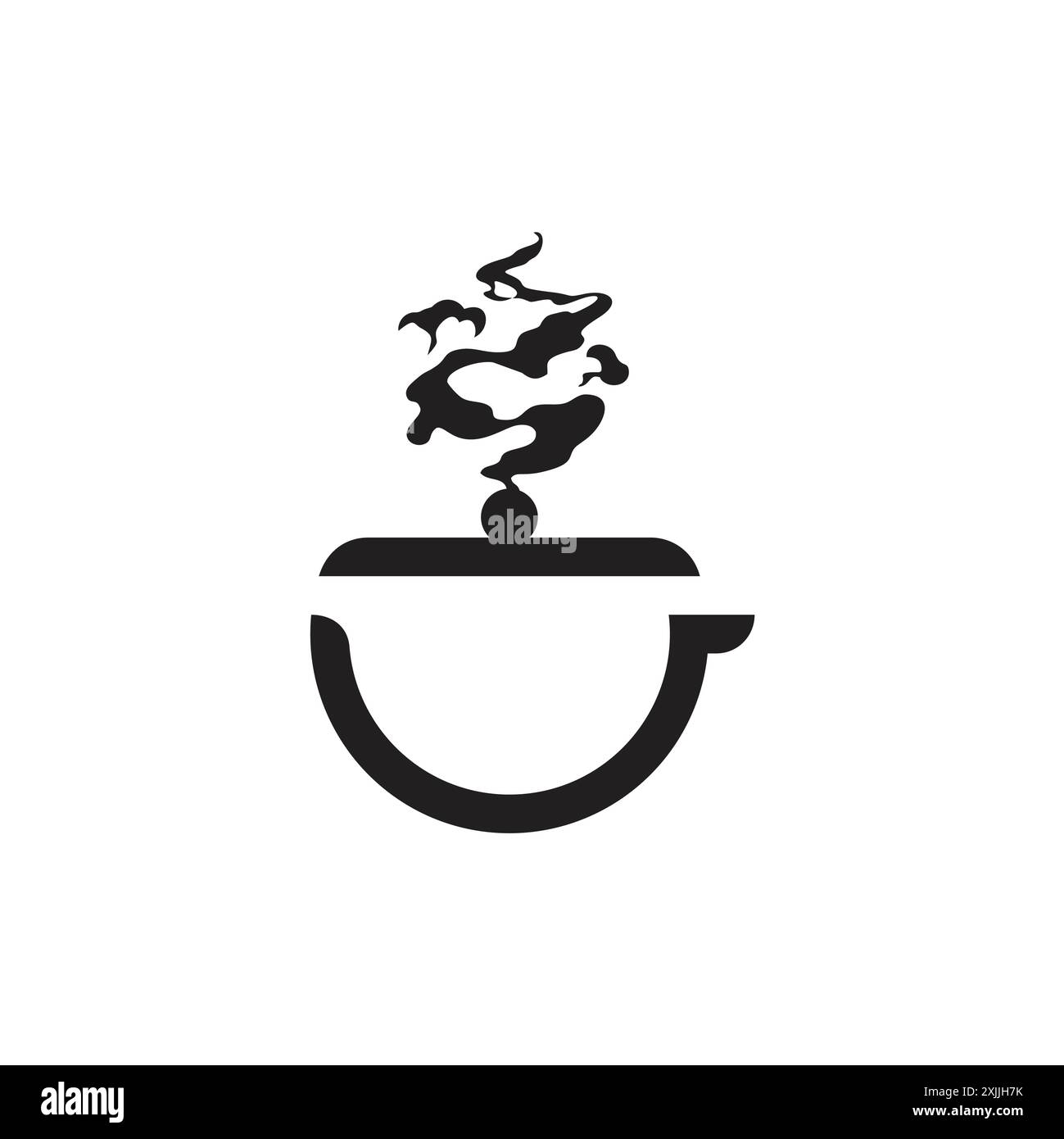 smoke pan kitchen cooking logo vector Stock Vector Image & Art - Alamy