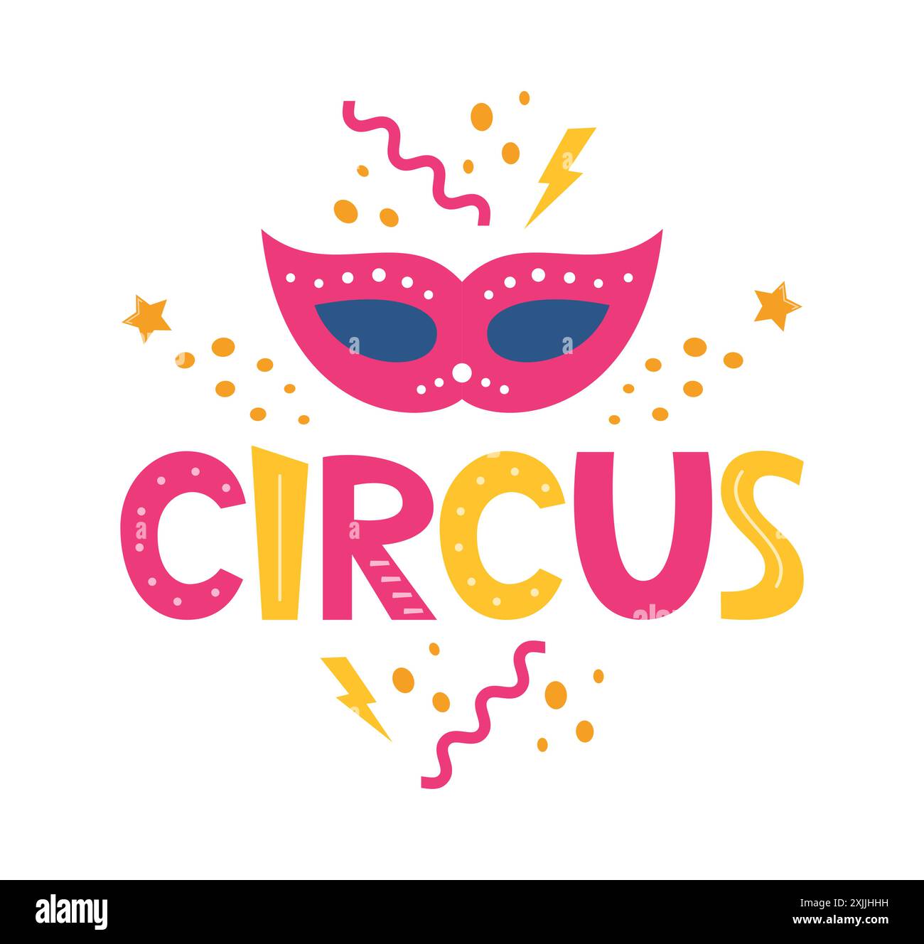 Illustration clown cirque rétro hi-res stock photography and images - Alamy