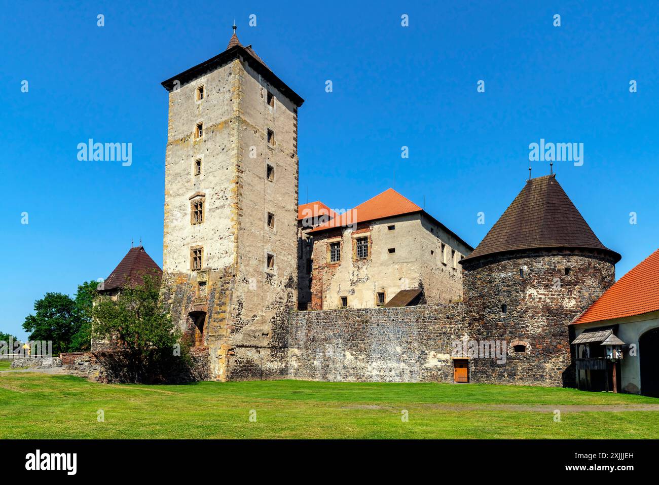 Water Castle Švihov (Vodni Hrad Švihov), Bohemia, Czech Republic ...