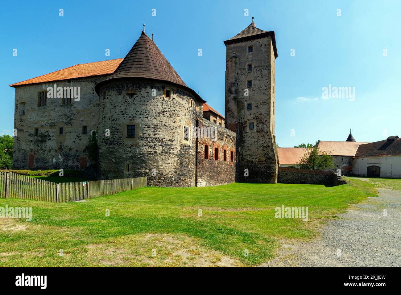 Water Castle Švihov (Vodni Hrad Švihov), Bohemia, Czech Republic ...
