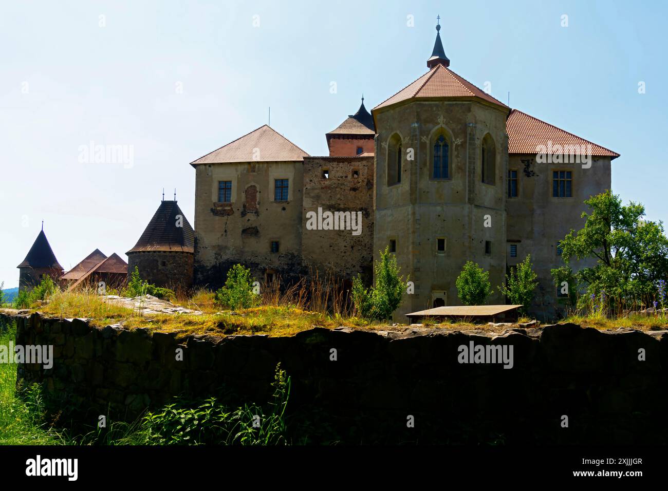 Water Castle Švihov (Vodni Hrad Švihov), Bohemia, Czech Republic ...
