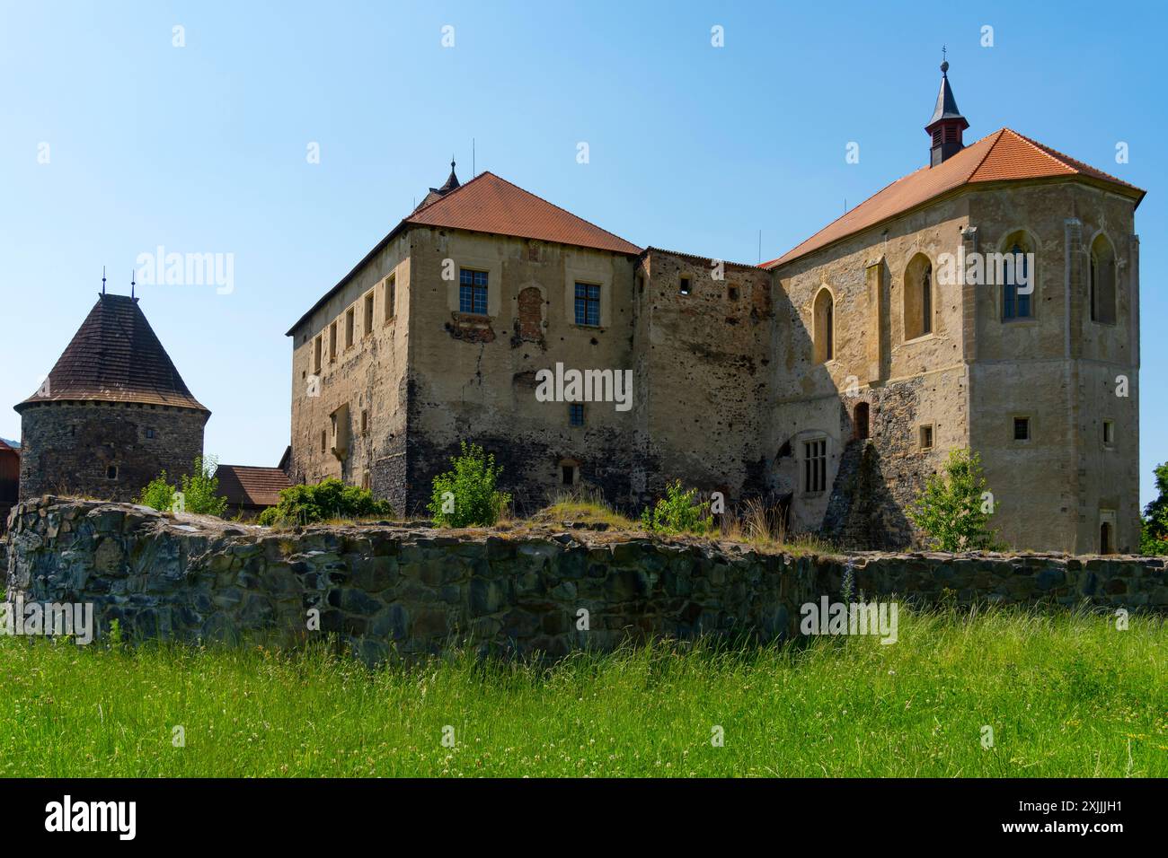 Water Castle Švihov (Vodni Hrad Švihov), Bohemia, Czech Republic ...