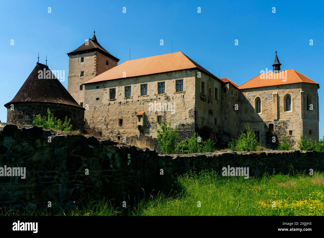Water Castle Švihov (Vodni Hrad Švihov), Bohemia, Czech Republic ...