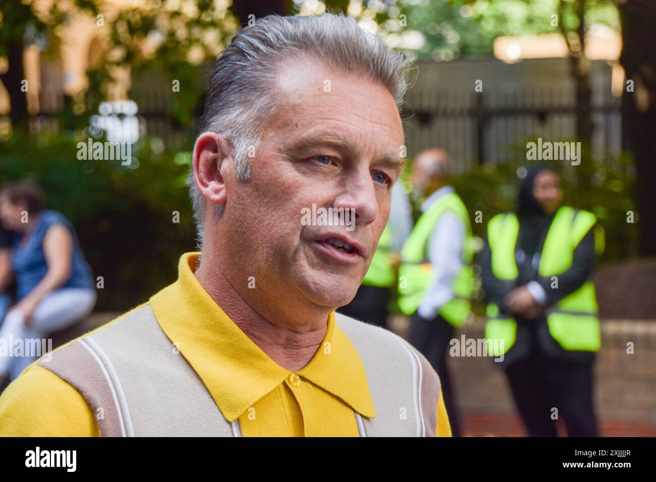 London, UK. 18th July 2024. Presenter and naturalist CHRIS PACKHAM ...