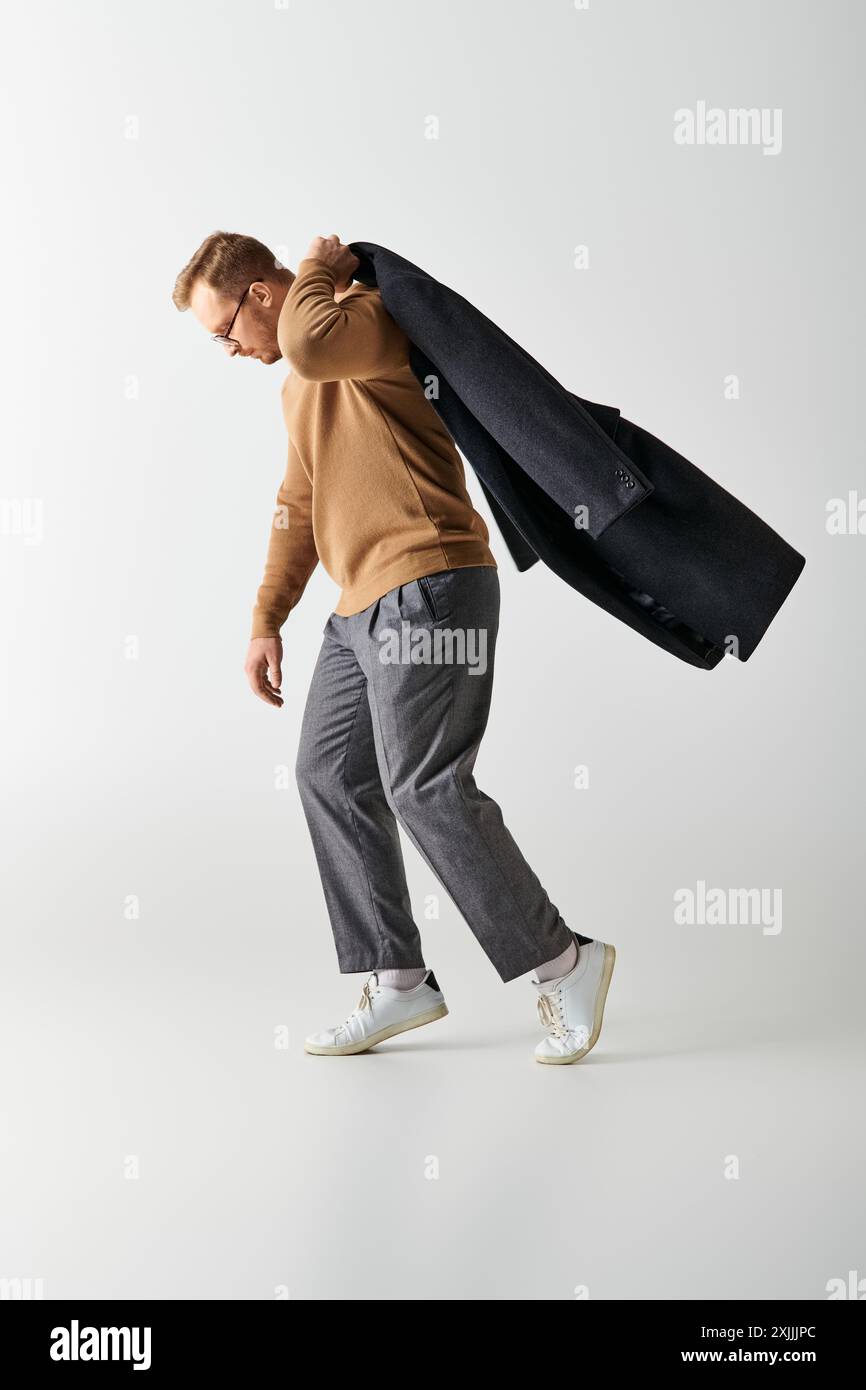 Man carrying banner hi-res stock photography and images - Alamy