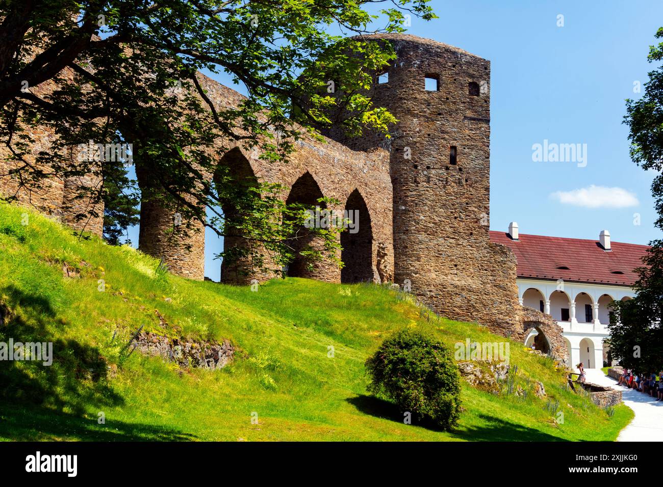 Kasperk Castle (Hrad Kasperk), Czech Republic. Kasperk castle is a ...