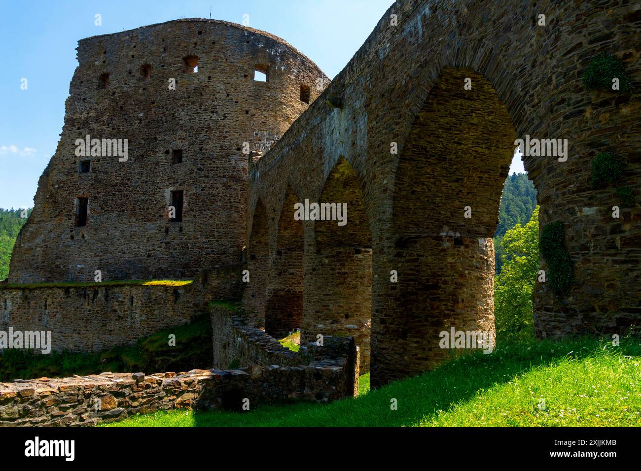 Kasperk Castle (Hrad Kasperk), Czech Republic. Kasperk castle is a ...