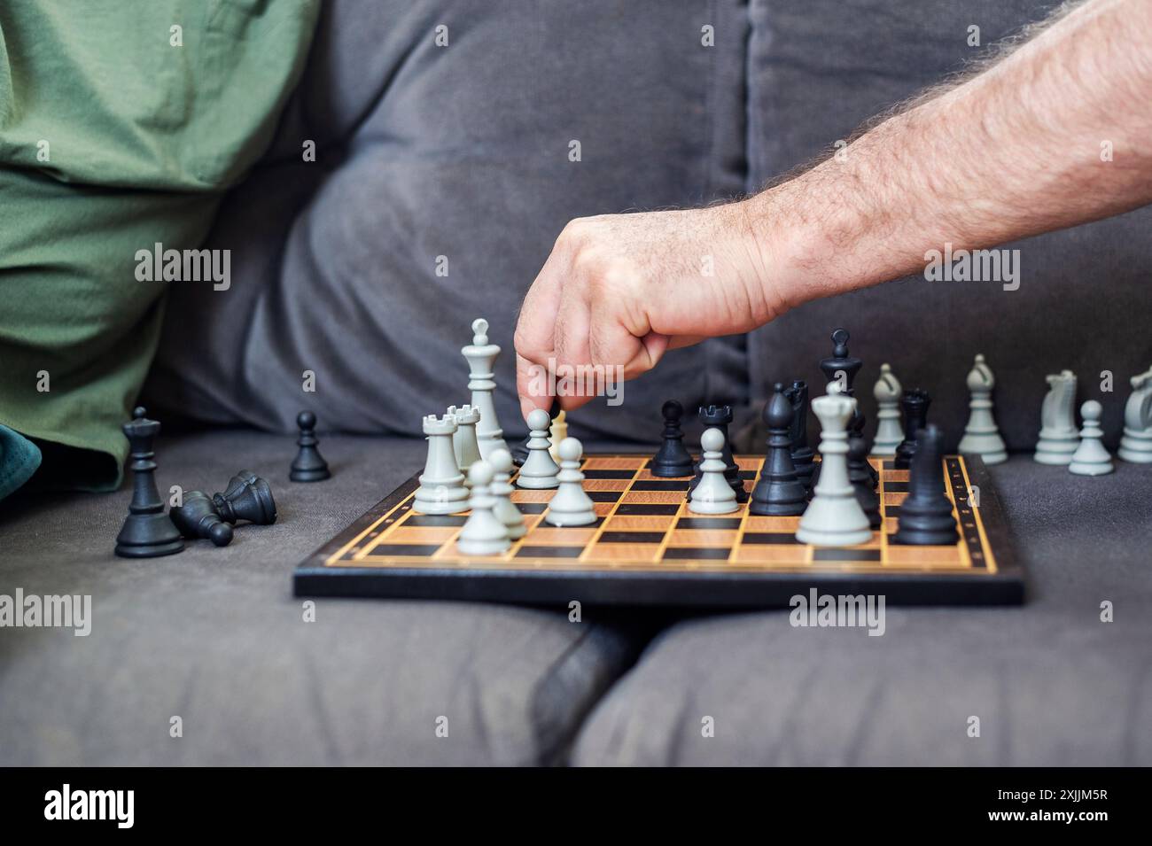 Learning what the chess pieces are hi-res stock photography and images ...