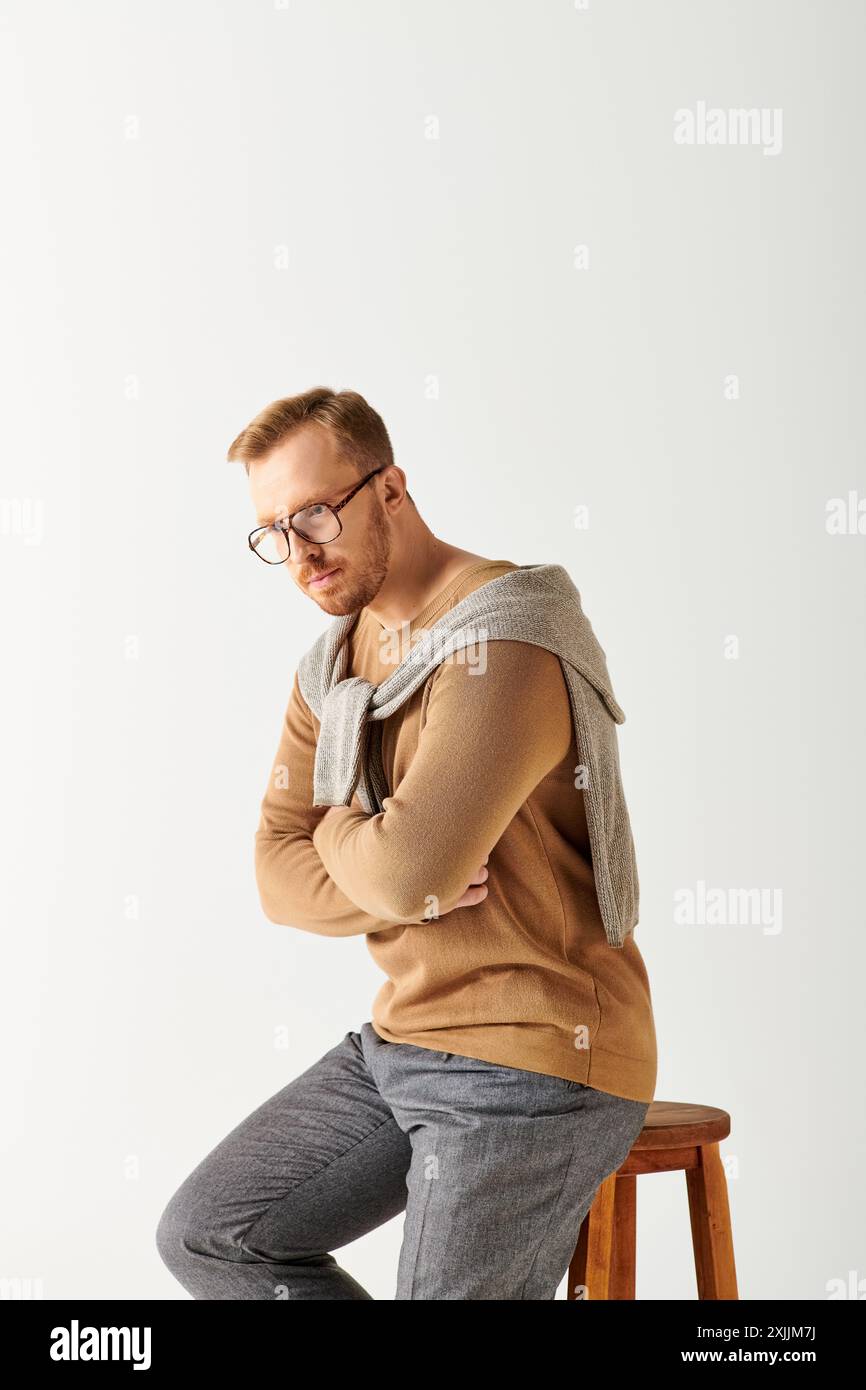 Perched confidently atop hi-res stock photography and images - Alamy