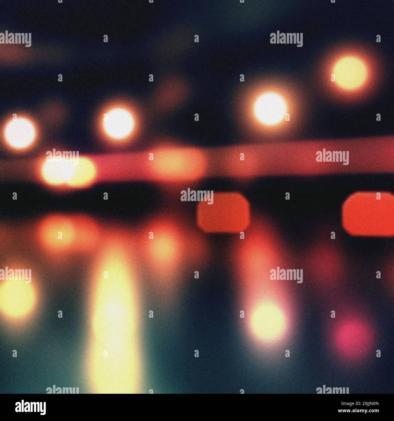 Blurry city lights are creating abstract shapes at night Stock Photo ...