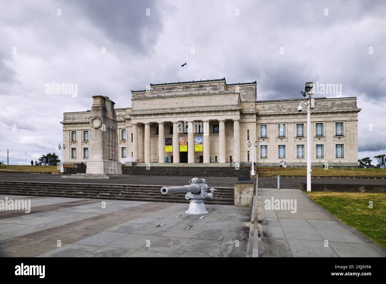 Auckland War Memorial Museum, in New Zealand is a neoclassical building on Observatory Hill, the ...