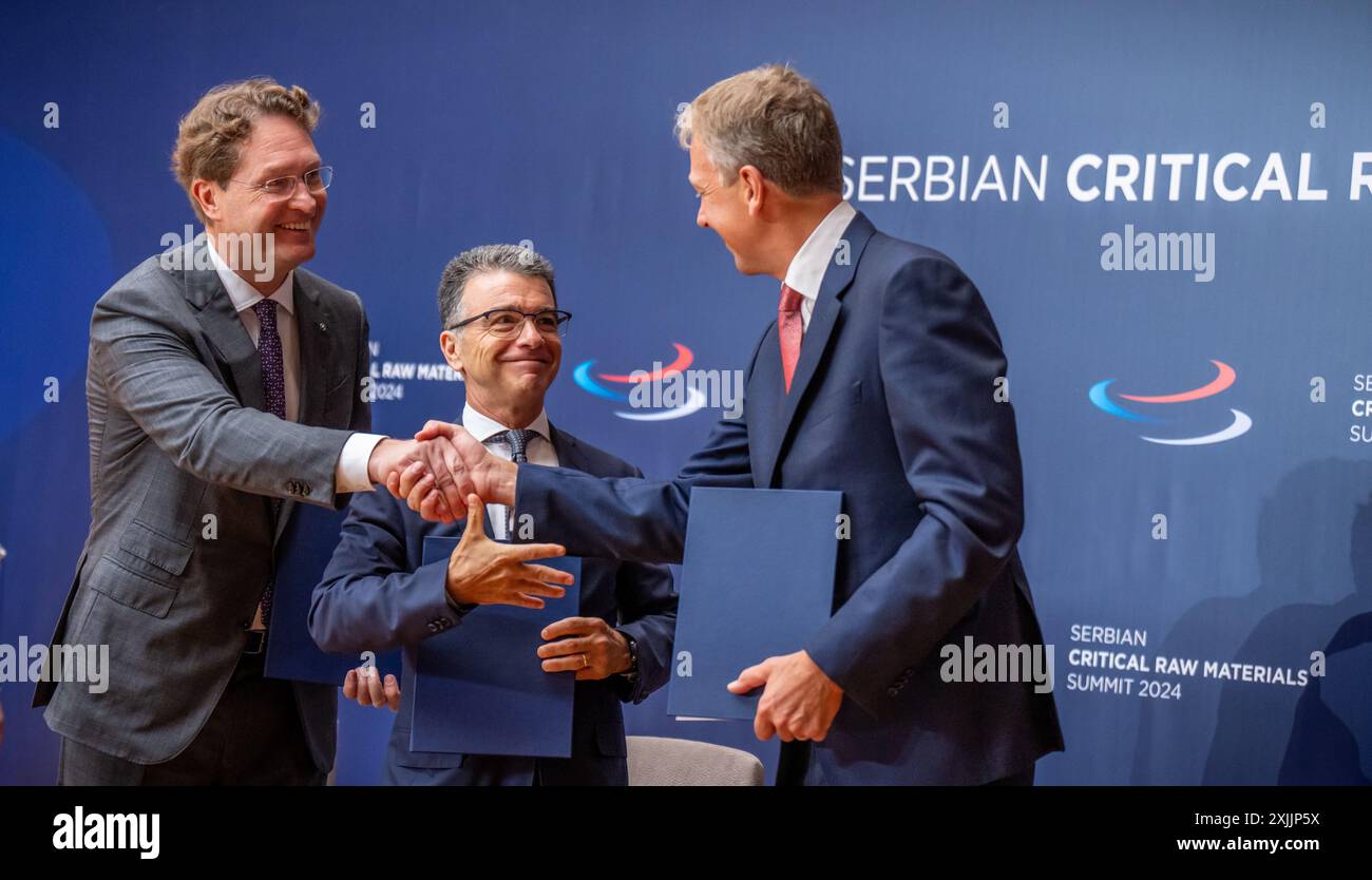 Belgrad, Serbia. 19th July, 2024. Ola Källenius, CRO of Mercedes ...