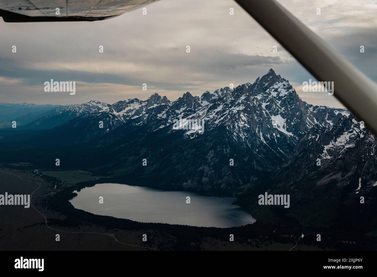 Aerial view grand teton mountain hi-res stock photography and images ...