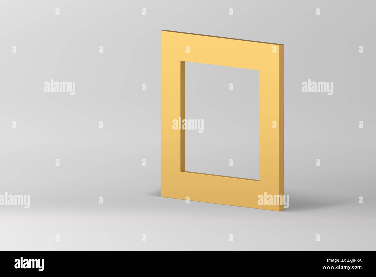 3d squared golden frame Stock Vector Images - Alamy