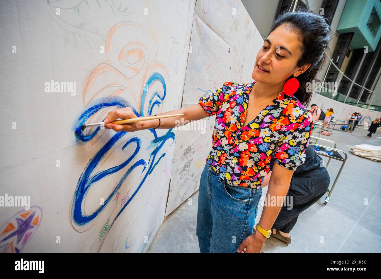 London, UK. 19 Jul 2024. UNIQLO Tate Play: Oscar Murillo: The flooded ...