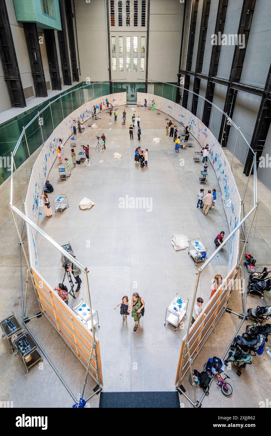 London, UK. 19th July, 2024. UNIQLO Tate Play: Oscar Murillo: The ...