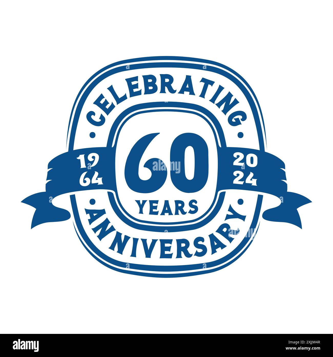 60th Anniversary Celebration Logo Design Template. 60th Anniversary ...