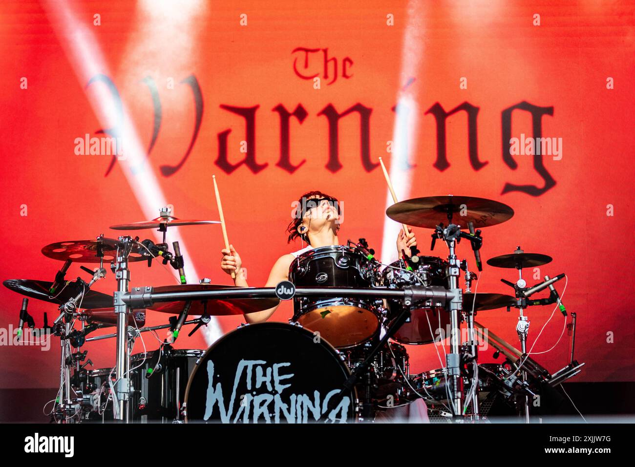 Paulina Villarreal Velez of The Warning Stock Photo - Alamy