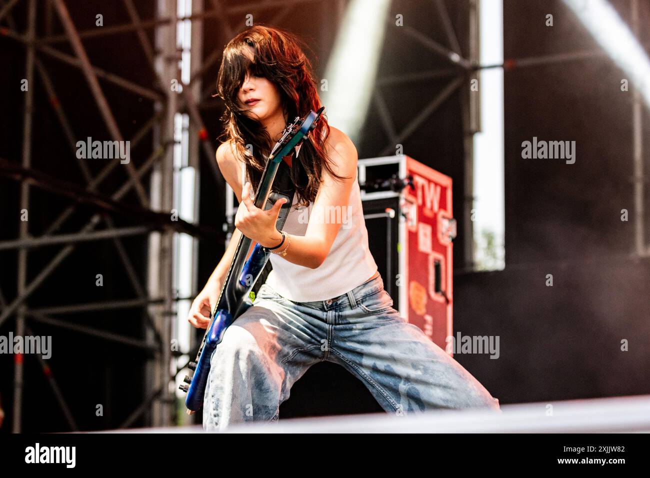 Alejandra Villarreal Velez of The Warning Stock Photo - Alamy