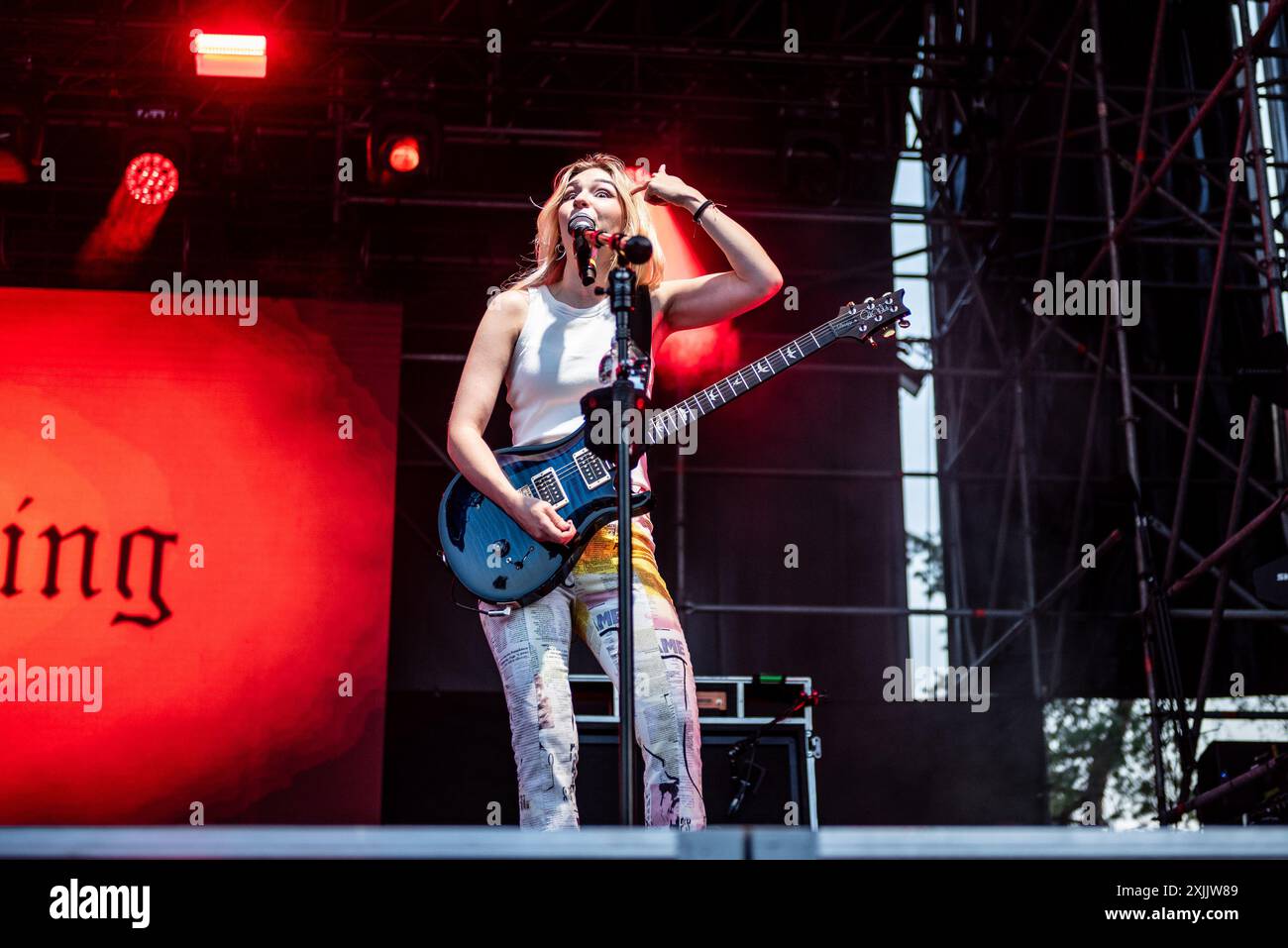 Daniela Villarreal Velez of The Warning Stock Photo - Alamy