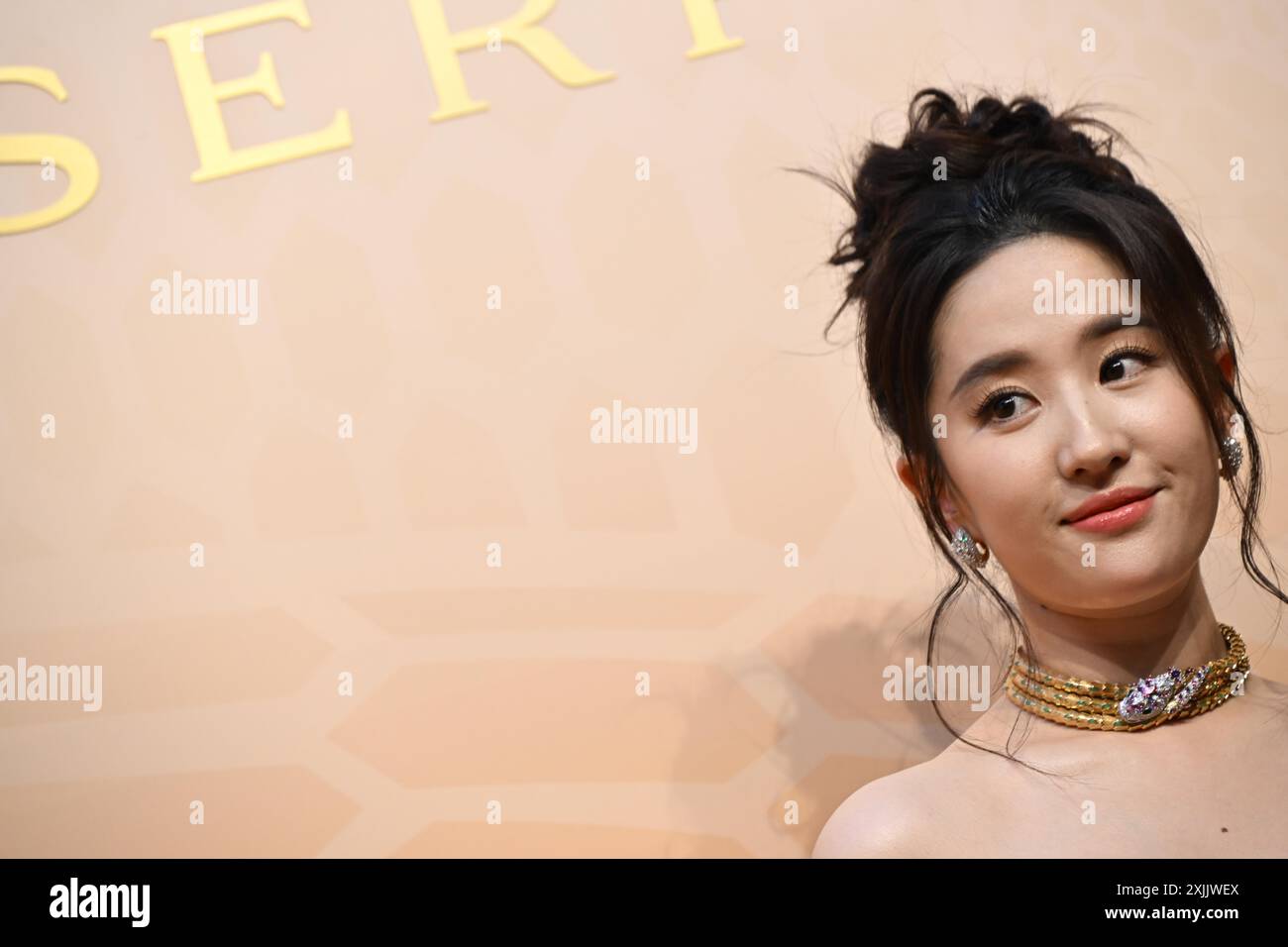 Chinese-American actress, singer, and model Liu Yifei attends a Bvlgari ...