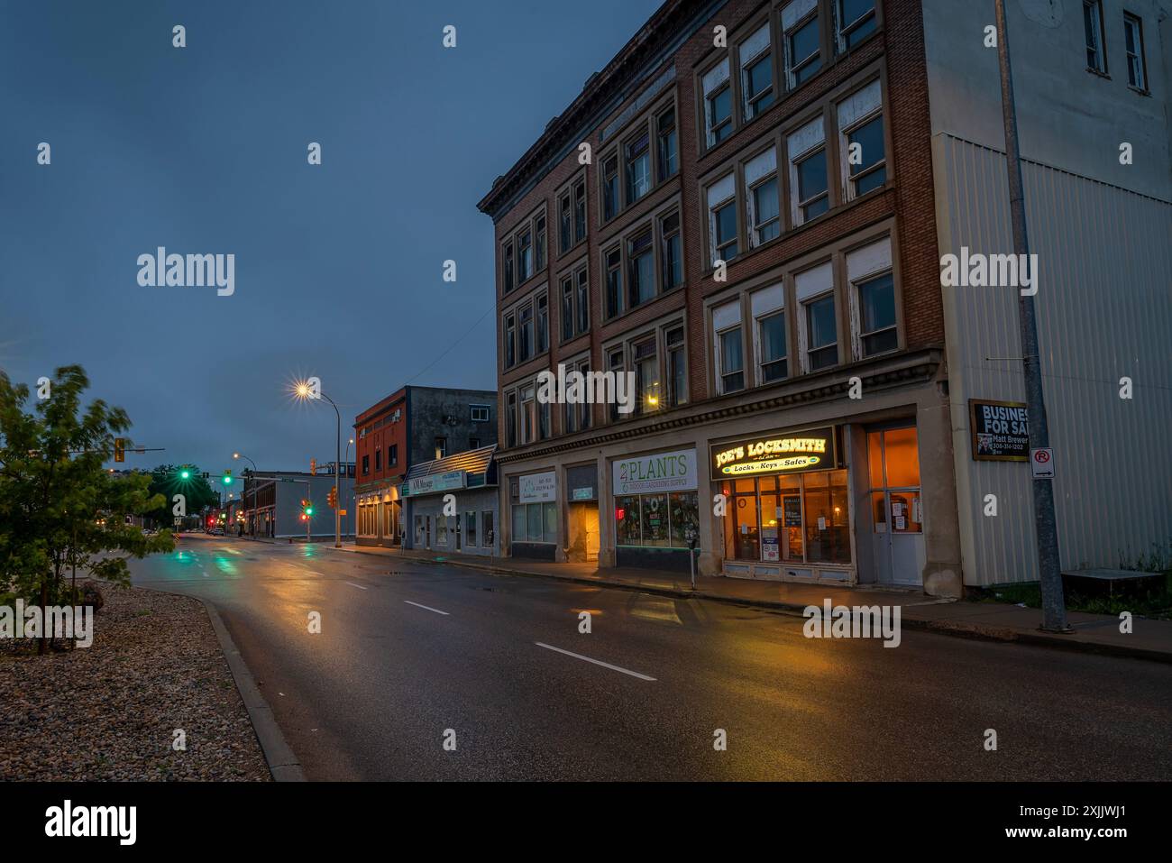 Moose Jaw, Saskatchewan, Canada – July 02, 2024: Historic building and ...