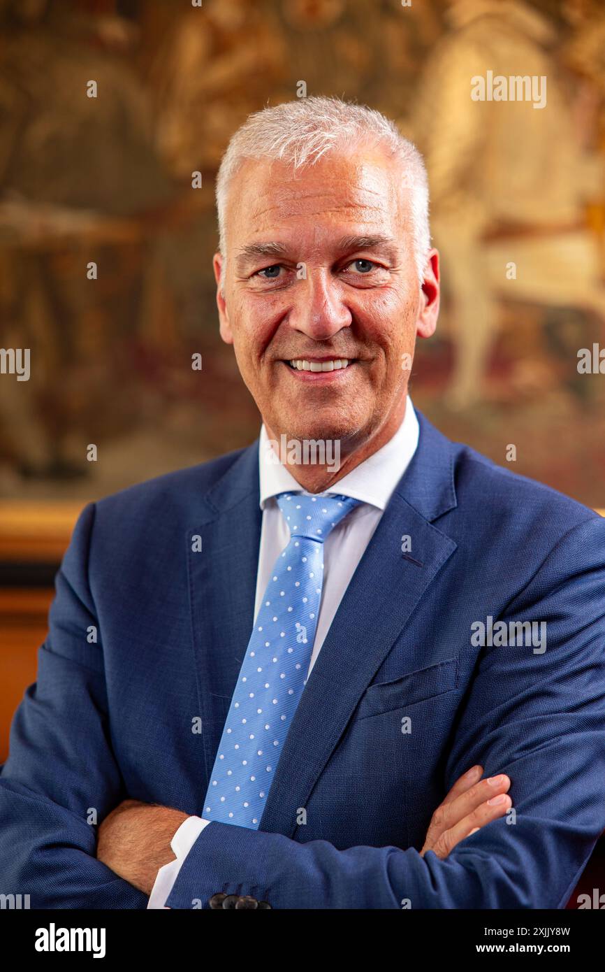 N-VA's senator Andries Gryffroy poses during a photoshoot, at the ...