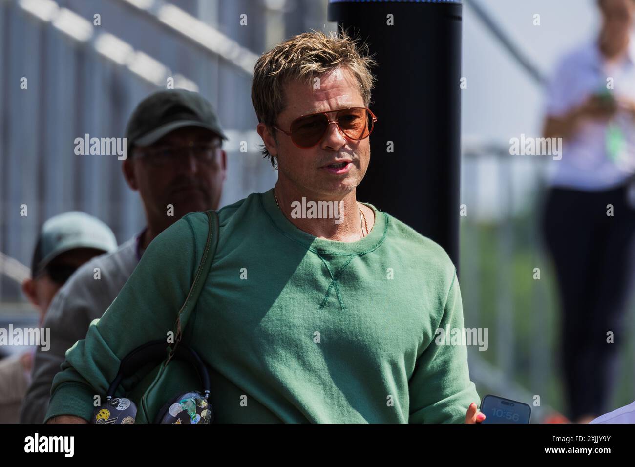Hungaroring, Mogyorod, Hungary. 19.July.2024; Brad Pitt, American actor ...