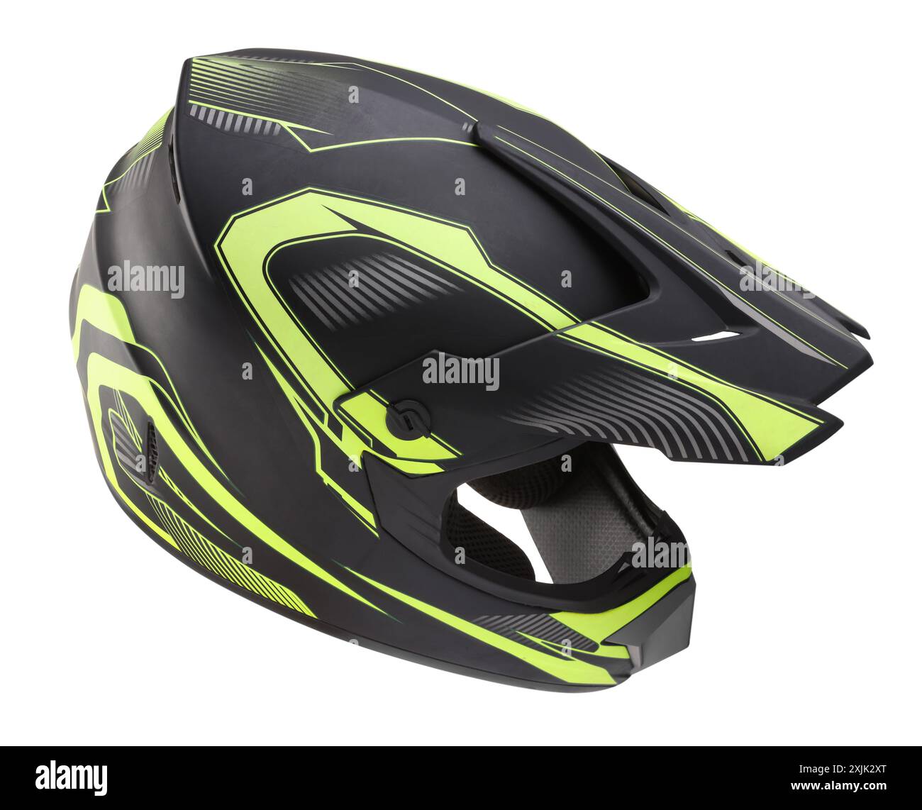 New modern motorcycle helmet isolated on white Stock Photo - Alamy
