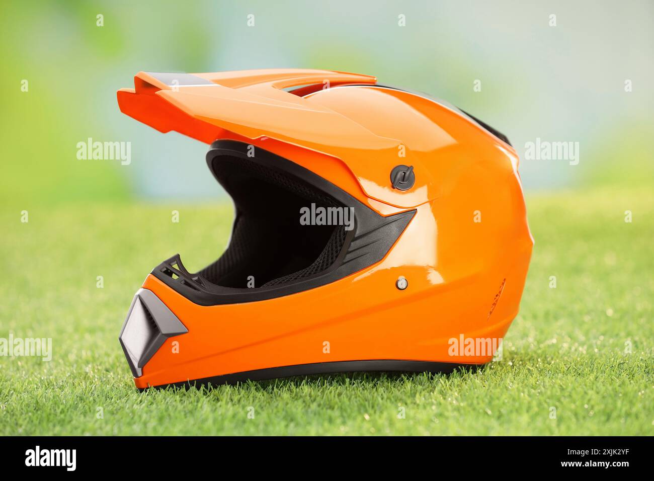 Orange motorcycle helmet visor hi-res stock photography and images - Alamy