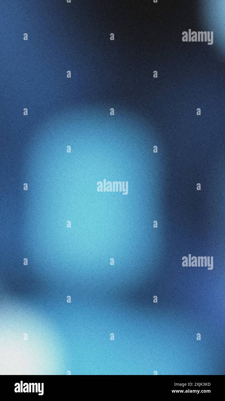 Creating a subtle light effect with a grainy texture on a blue gradient ...