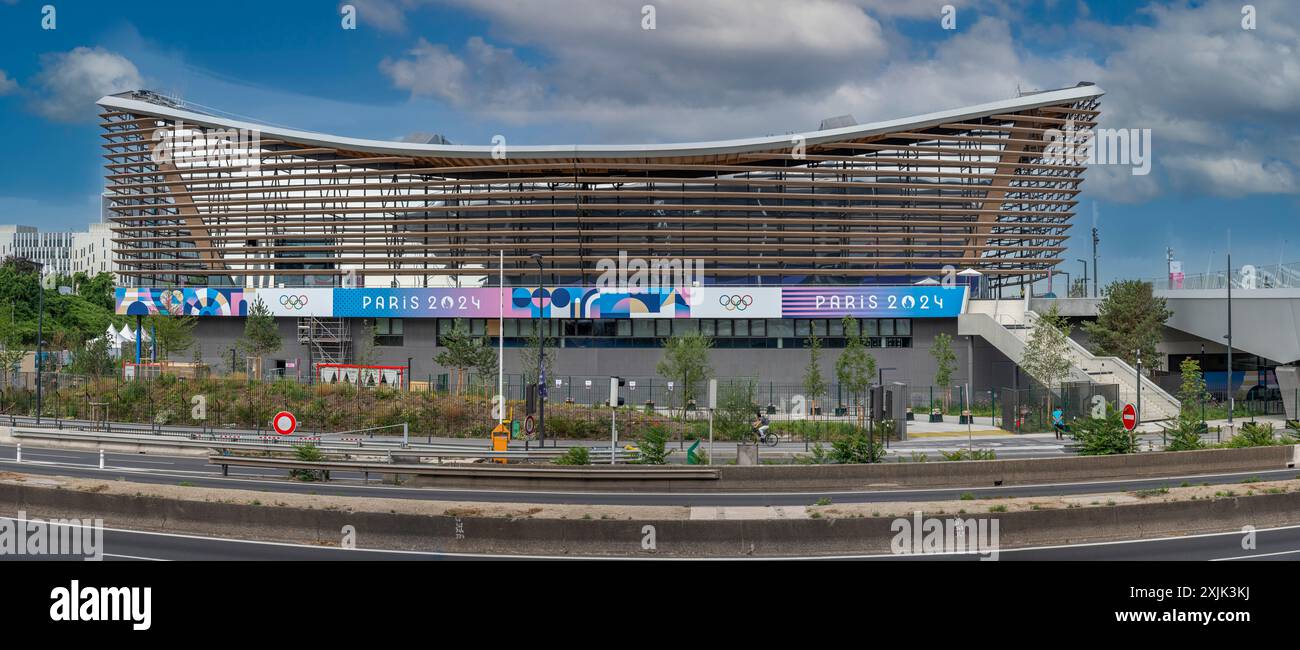 Paris, France - 07 19 2024: Paris 2024 new Olympic infrastructure ...
