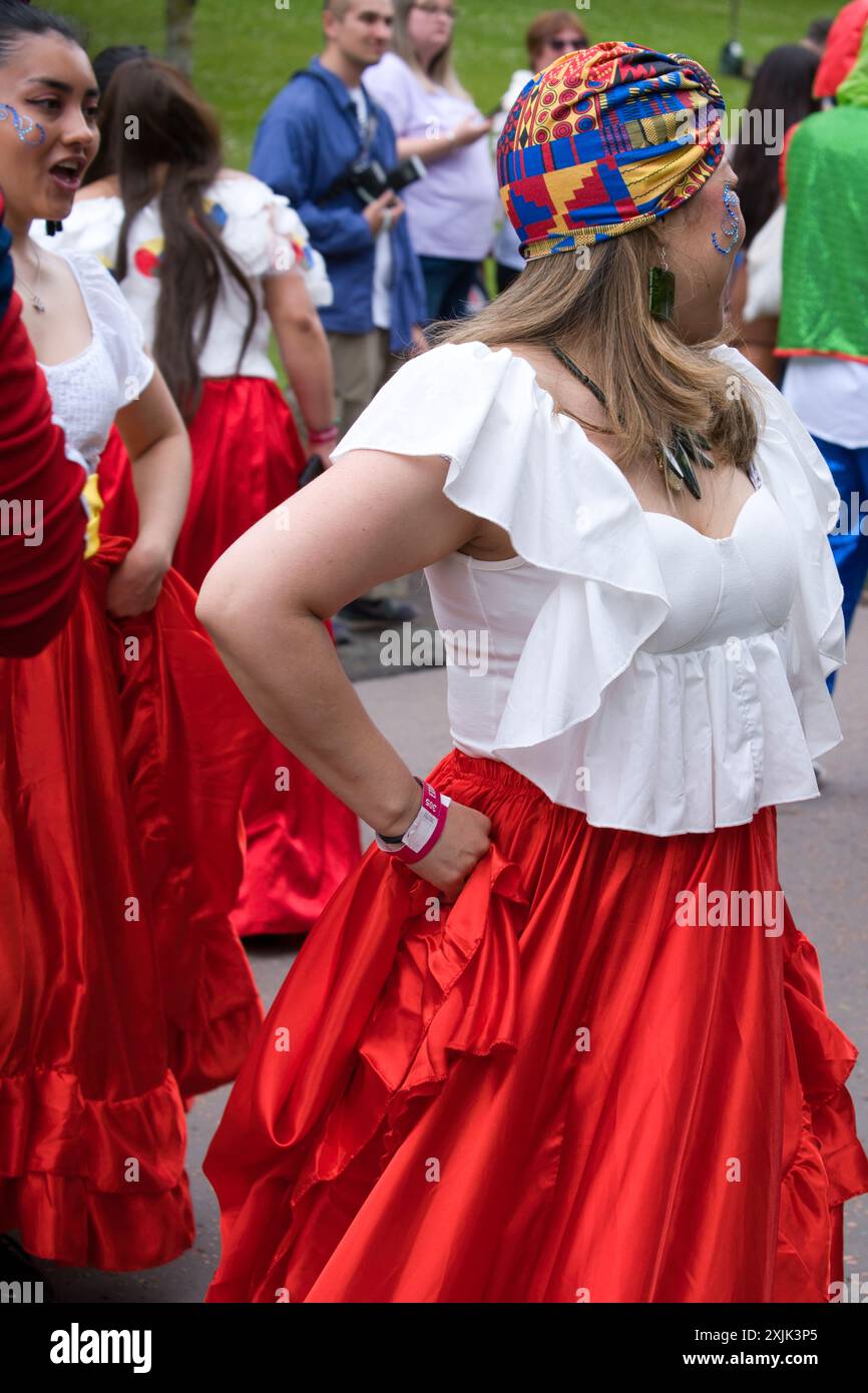 Bright carnival display in Edinburgh,Scotland Stock Photo - Alamy