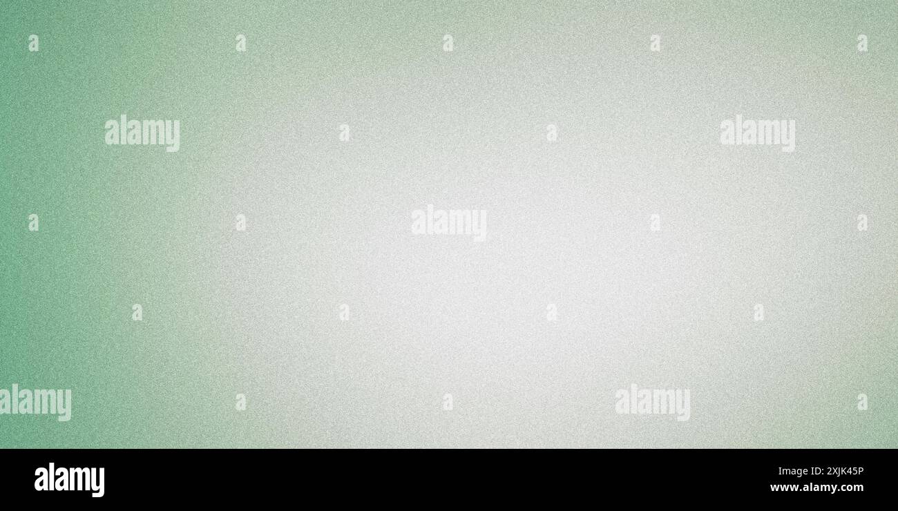 Fading green and white grainy gradient background leading to white ...