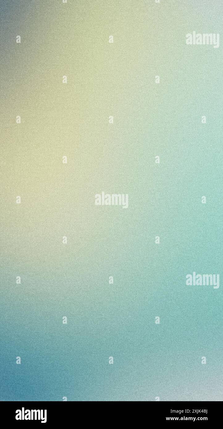 Abstract background featuring a grainy gradient fading from light yellow to pastel blue Stock ...