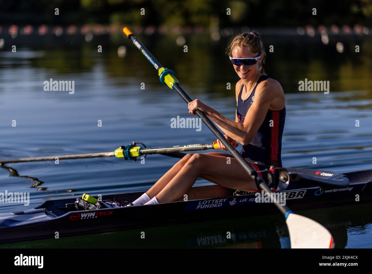 Great Britain’s Olivia Bates during a training session at the Redgrave ...