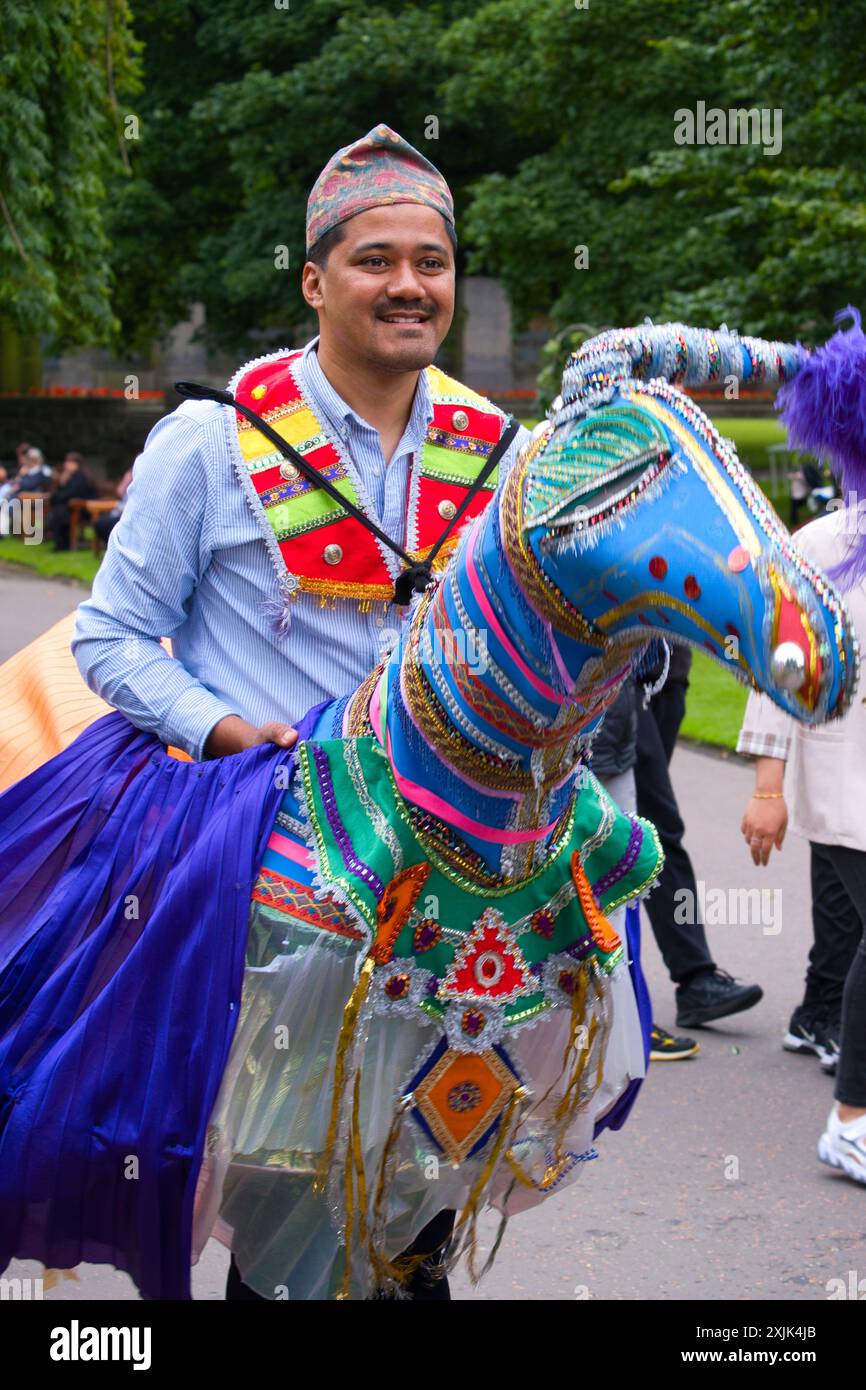 Bright carnival display in Edinburgh,Scotland Stock Photo - Alamy