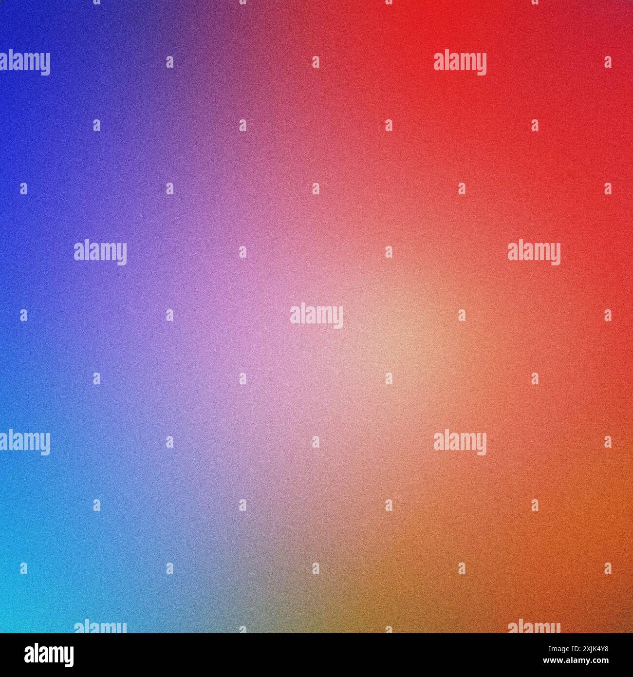 Blurred gradient background transitioning from blue to red with an abstract grainy effect Stock ...